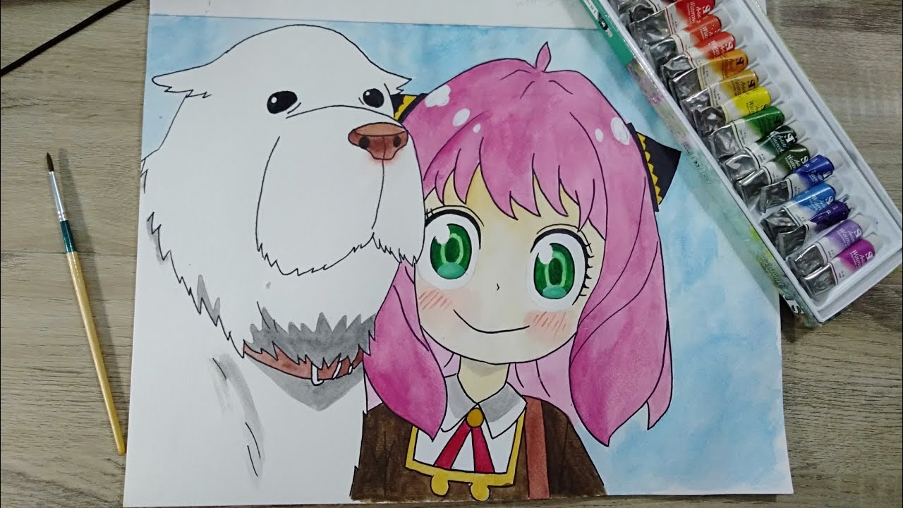 How to draw Anya forger easy and Bond spy×family season 2 step by step ...