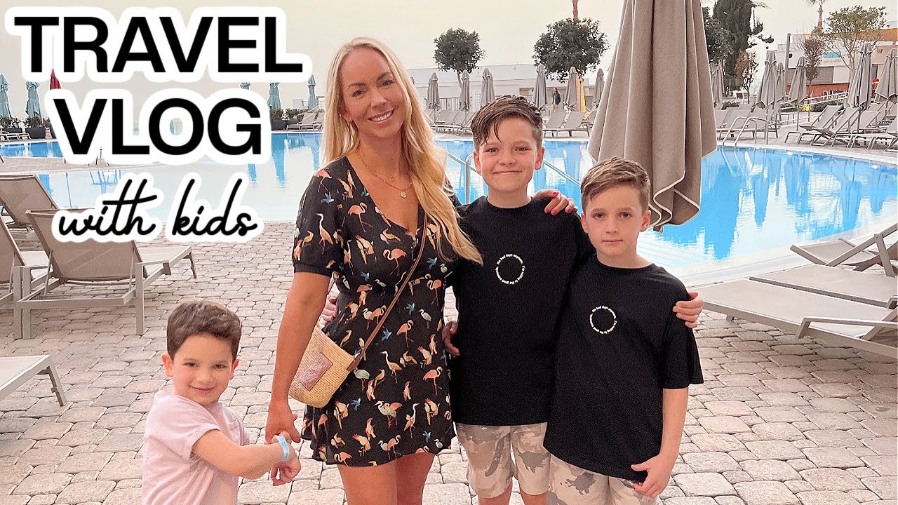 WE'RE IN CYPRUS! ️☀️ FAMILY TRAVEL VLOG + FLYING WITH KIDS | Emily ...