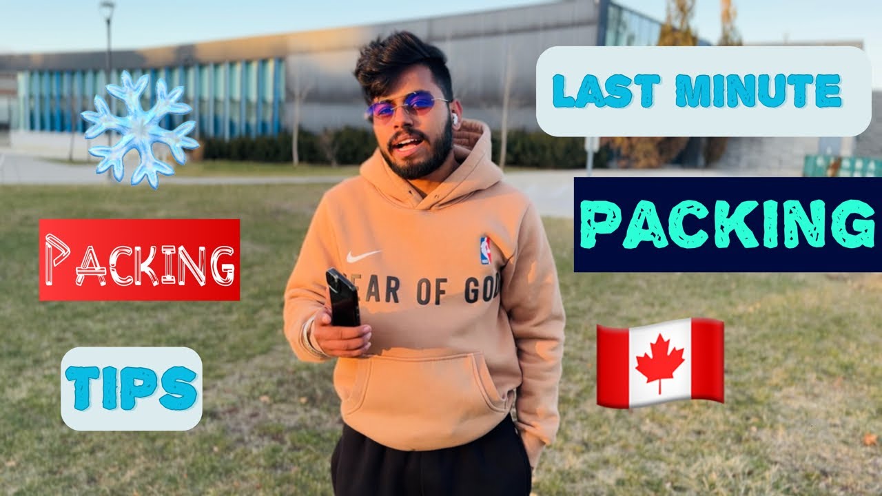What to Pack For Canada 🍁 ️ Winters 2024 Jan Intake !! Packing for ...