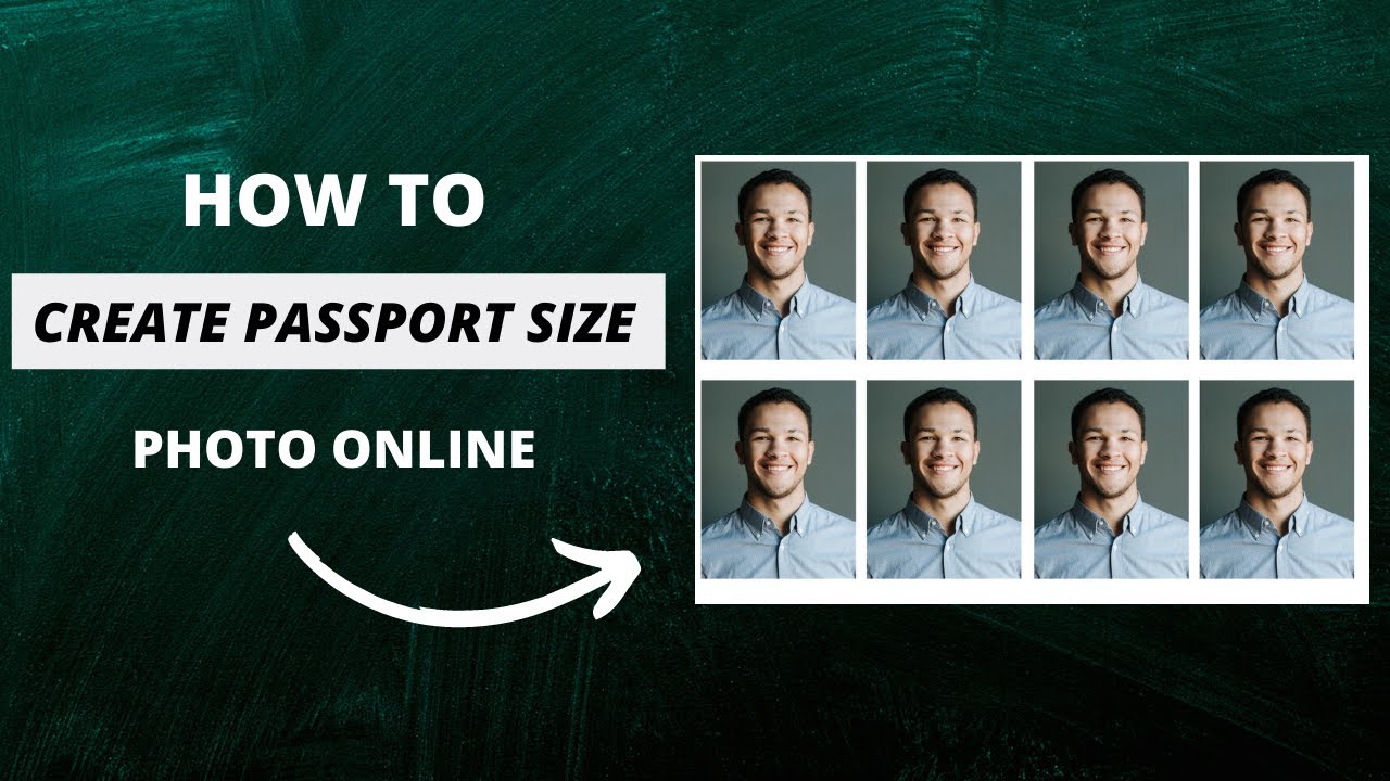 How To Create Passport Size Photo Without Photoshop | Print photo at ...