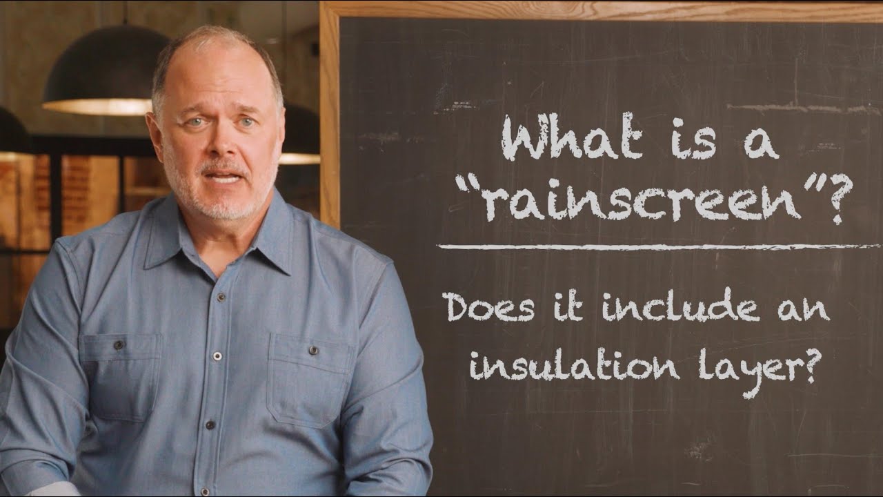 Polyiso CI | What is a Rainscreen? - YouTube