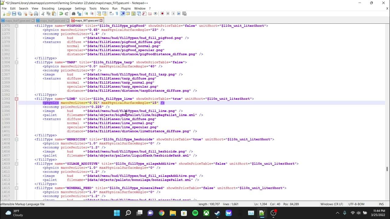 fs22 how to modify xml files pt 3 - YouTube