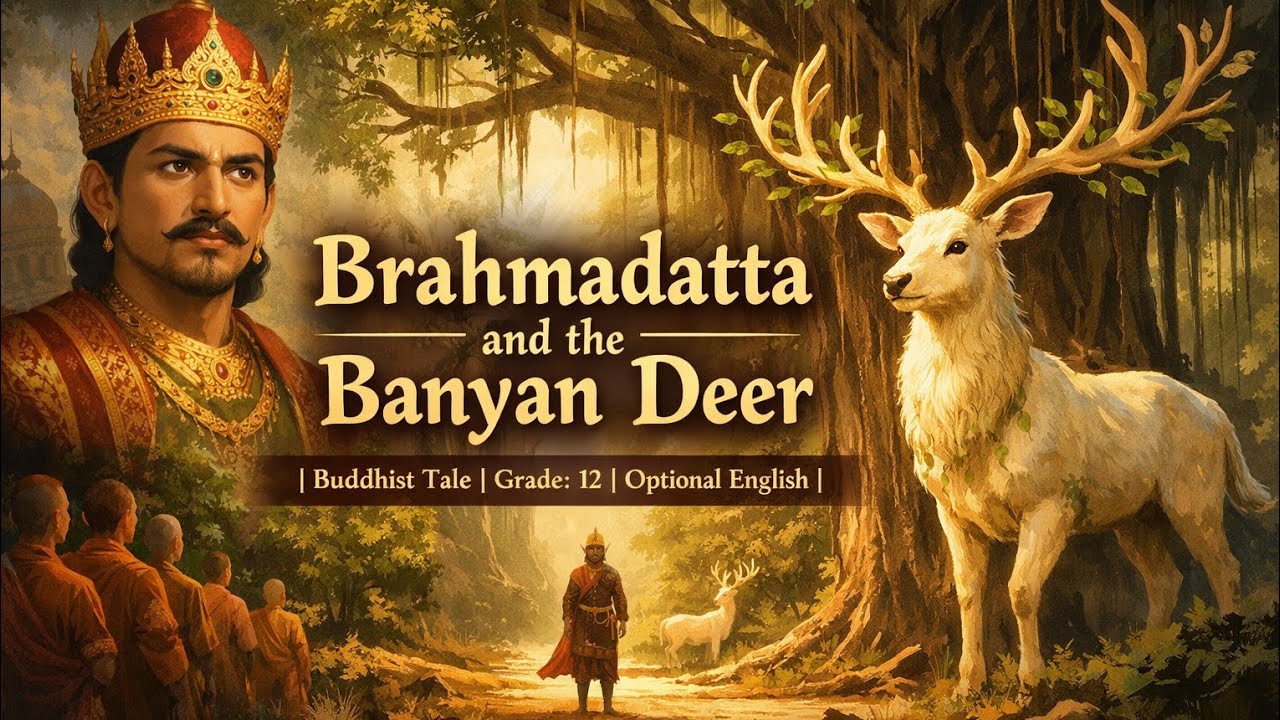 Summary and Exercise of "Brahmadatta and the Banyan Deer"|Class 12 ...