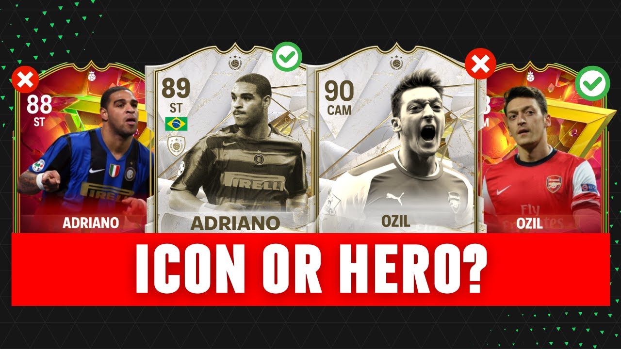 ICON or HERO in FIFA? | EA Sports FC | Part 2 ft. Adriano, Ozil, Kante ...