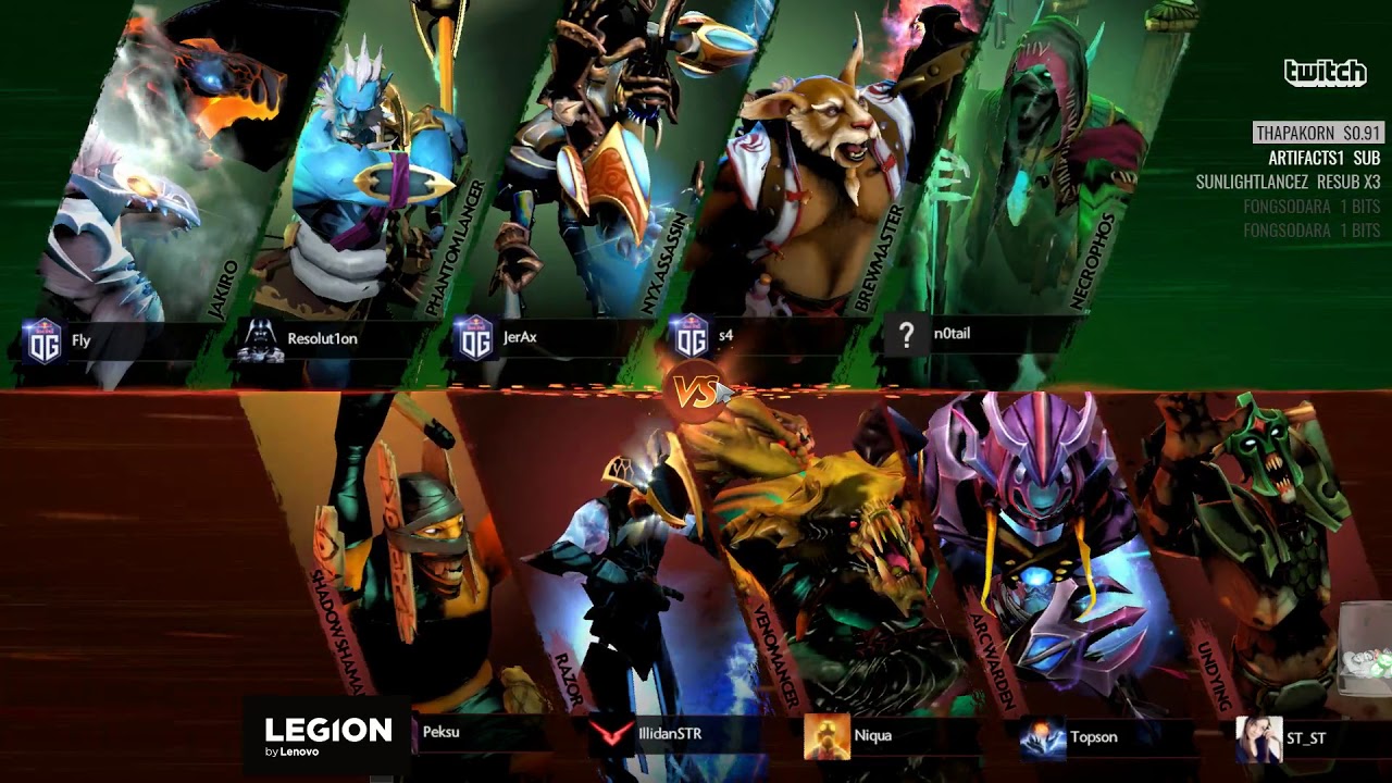 [THAI] PGL Bucharest EU Qual - OG vs SFT # Game 3 - YouTube