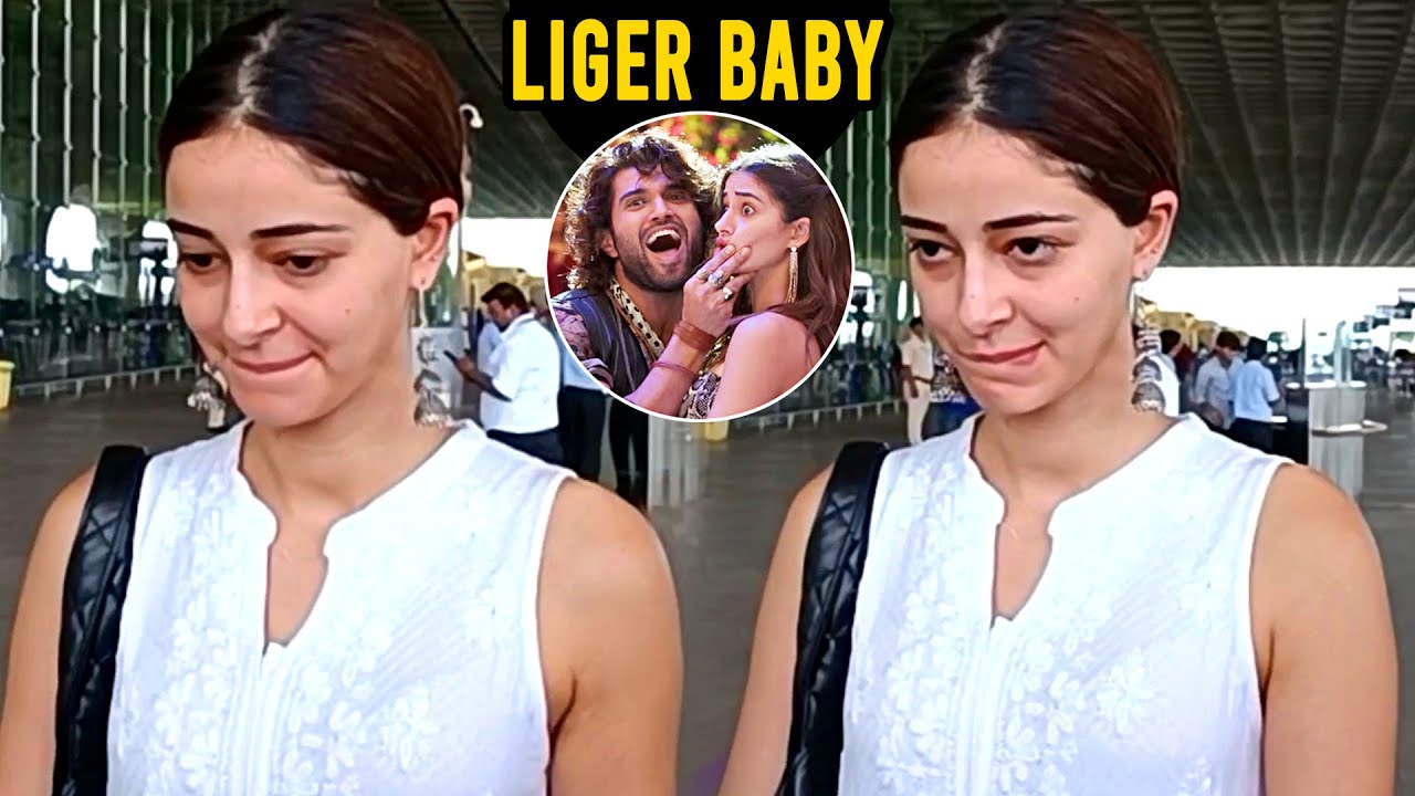 Liger Heroine Ananya Panday Spotted At Airport | Vijay Deverakonda ...