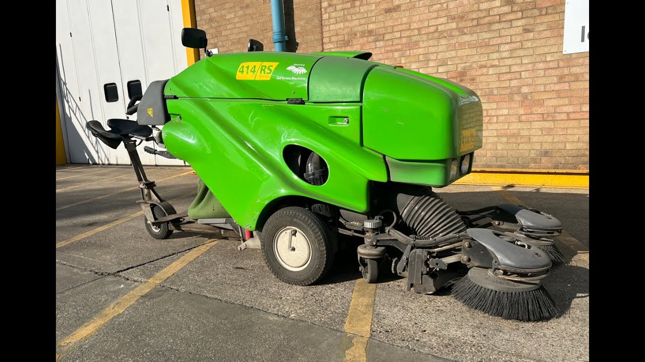 Green Machine 414RS ride on sweeper - 111 hours used - NOW SOLD VIA ...