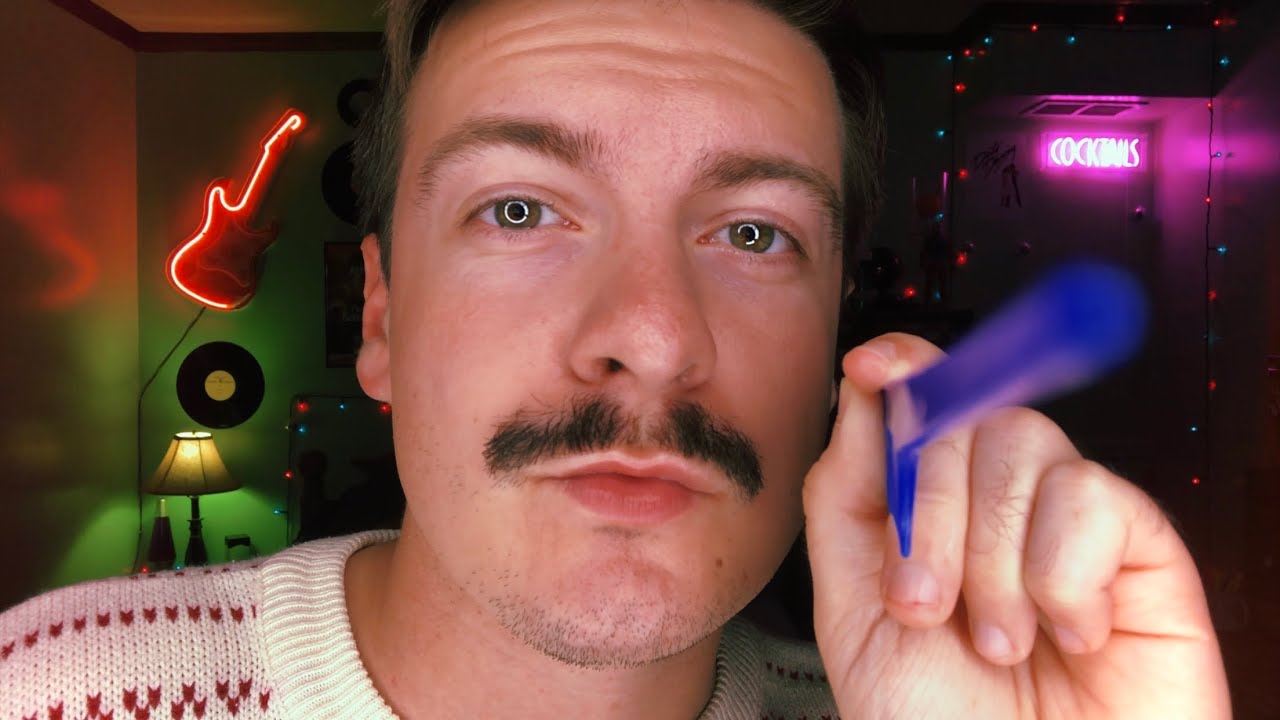 [ASMR] Tracing Your Facial Features 2 | Visual ASMR Triggers | RV - YouTube