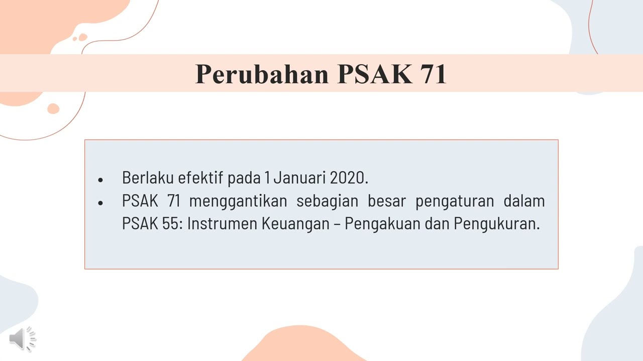 PSAK 71 Instrumen Keuangan - YouTube