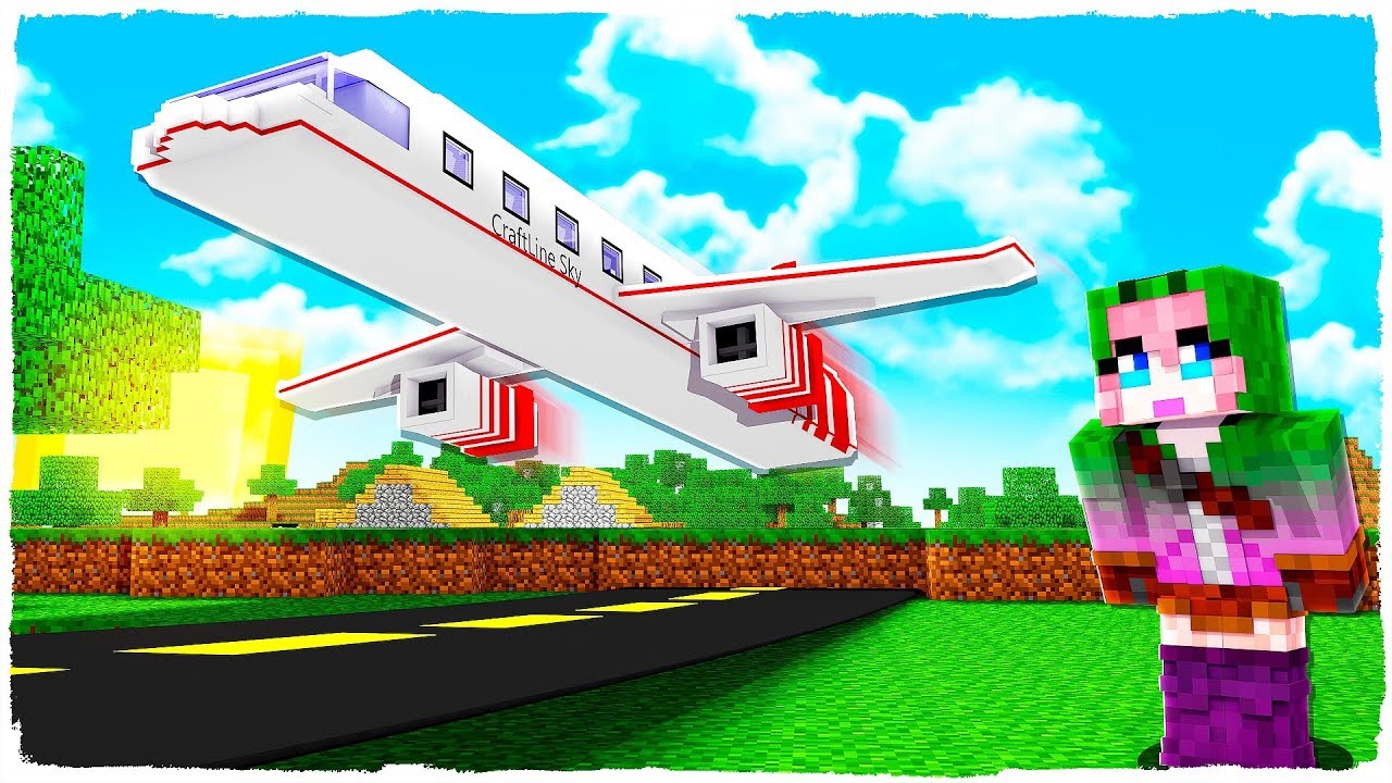 VOLAMOS EN EL AVIÓN MÁS PRO DE MINECRAFT - YouTube