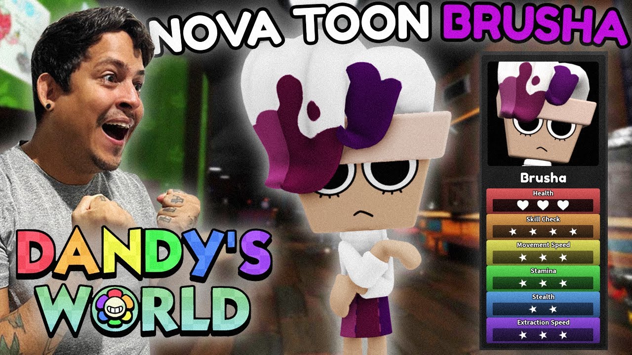Fazendo arte de BRUSHA | Dandy's World - ROBLOX - YouTube