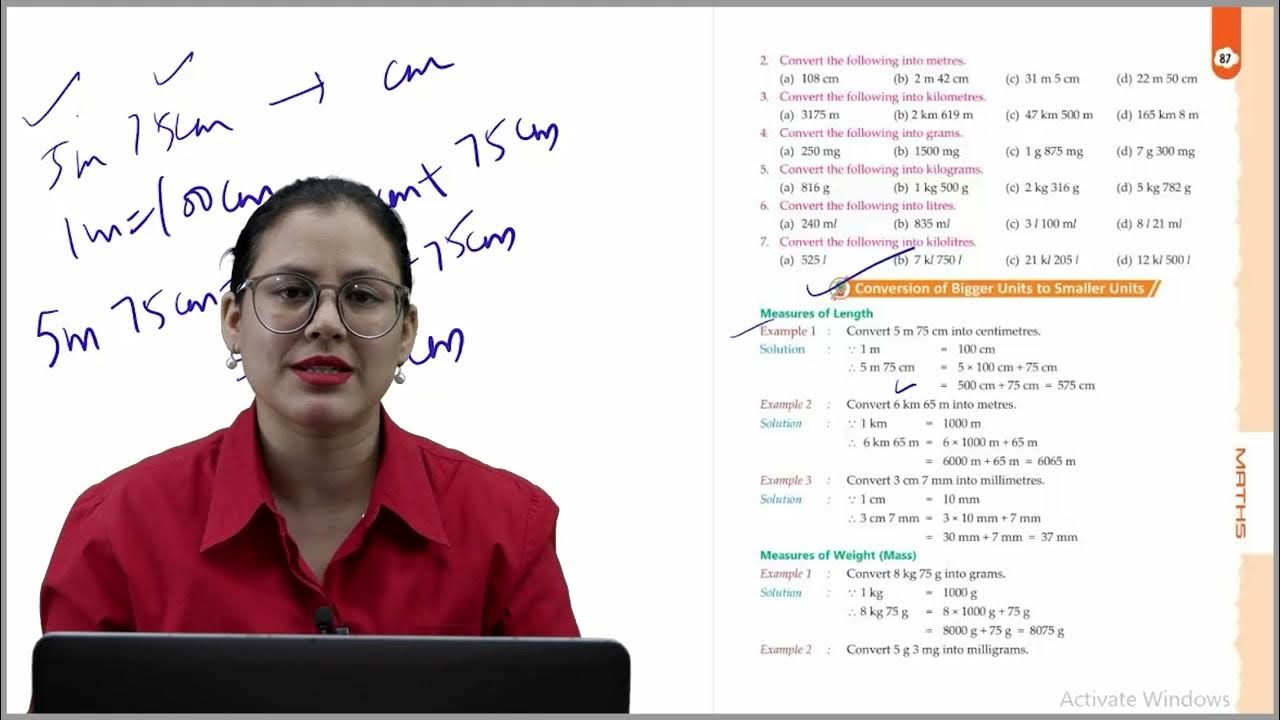 Ch 2 | Sangam Semester 2 | Maths | Class 5 | Metric Measures| For children - YouTube