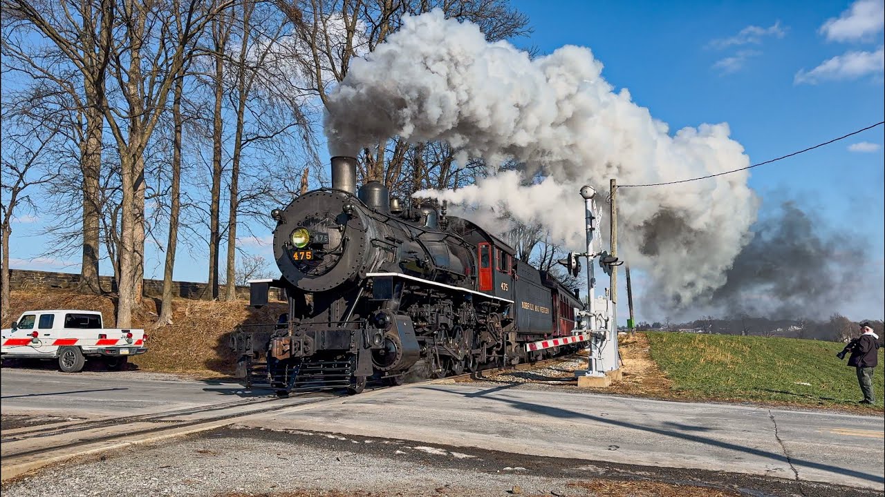 First Video of 2025! N&W 475 On The Road to Paradise on the Strasburg ...