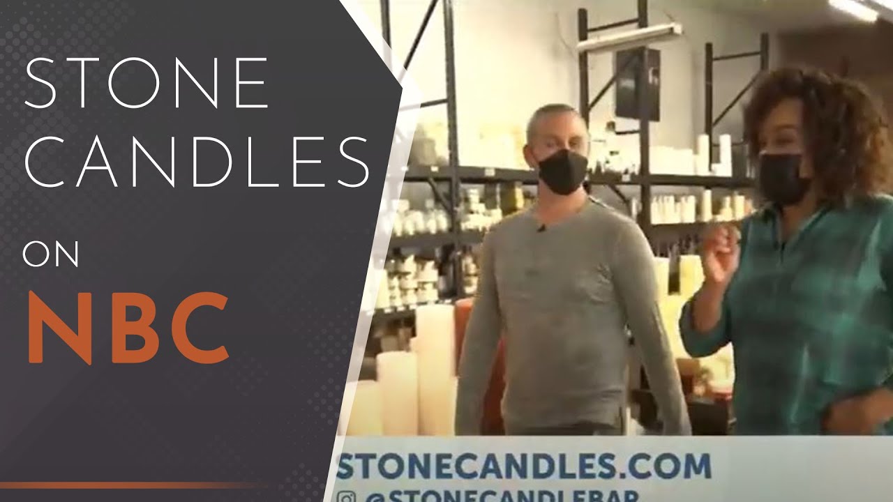 Stone Candles on NBC California Live! - YouTube