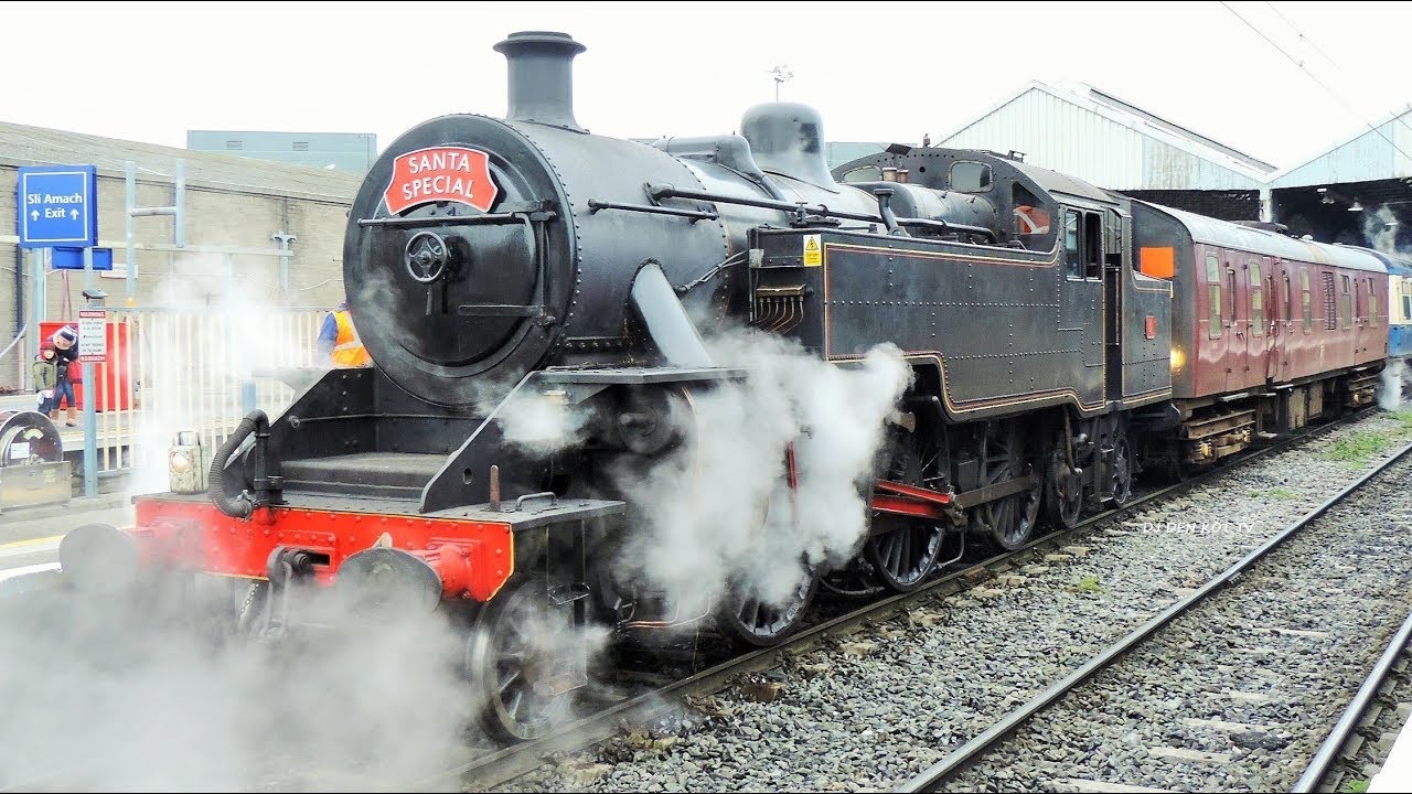 RPSI Santa Special Dublin Connolly train station 2017 - YouTube