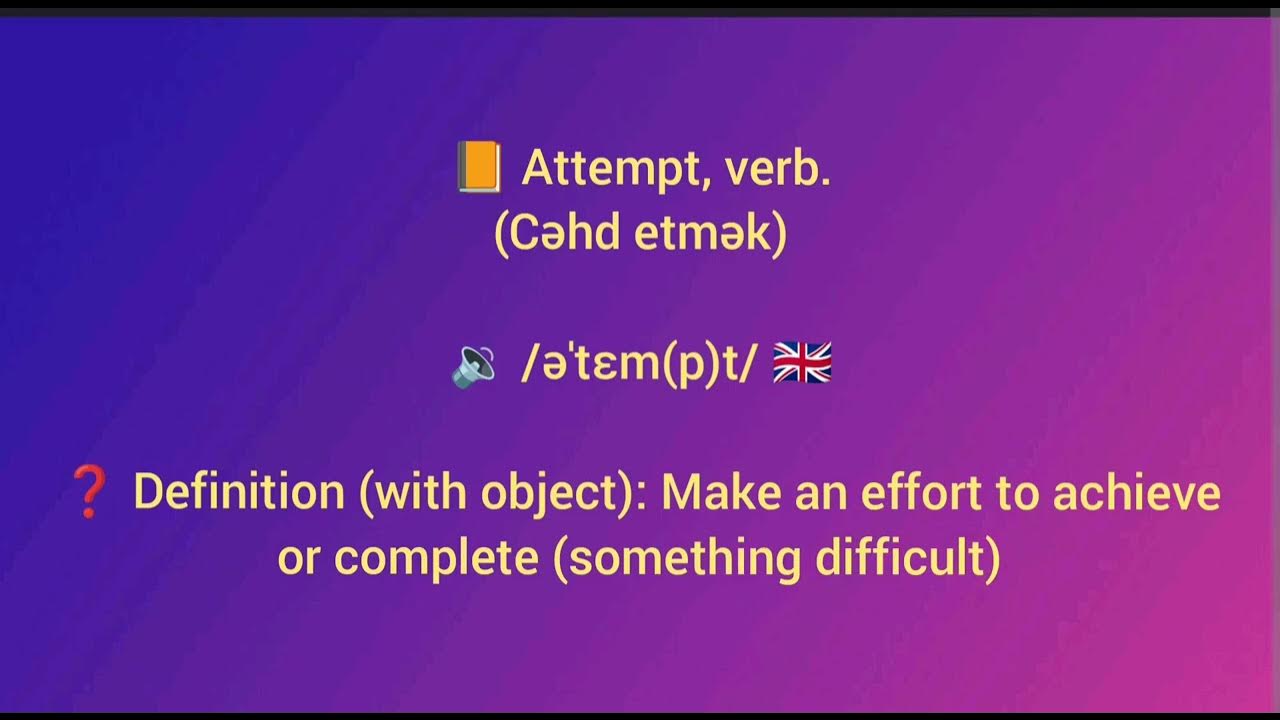Attempt Meaning And Its Definition YouTube attempt-meaning-and-its-definition-youtube
