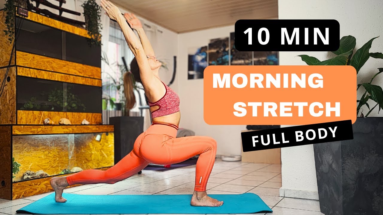 10 MIN FULL BODY MORNING STRETCH / daily routine to wake up / for ...