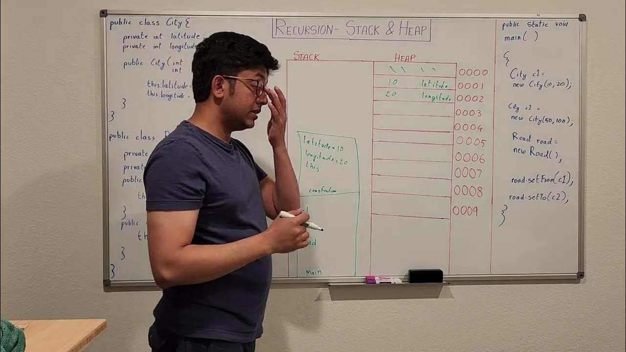 Recursion part 2: Stack frames - YouTube