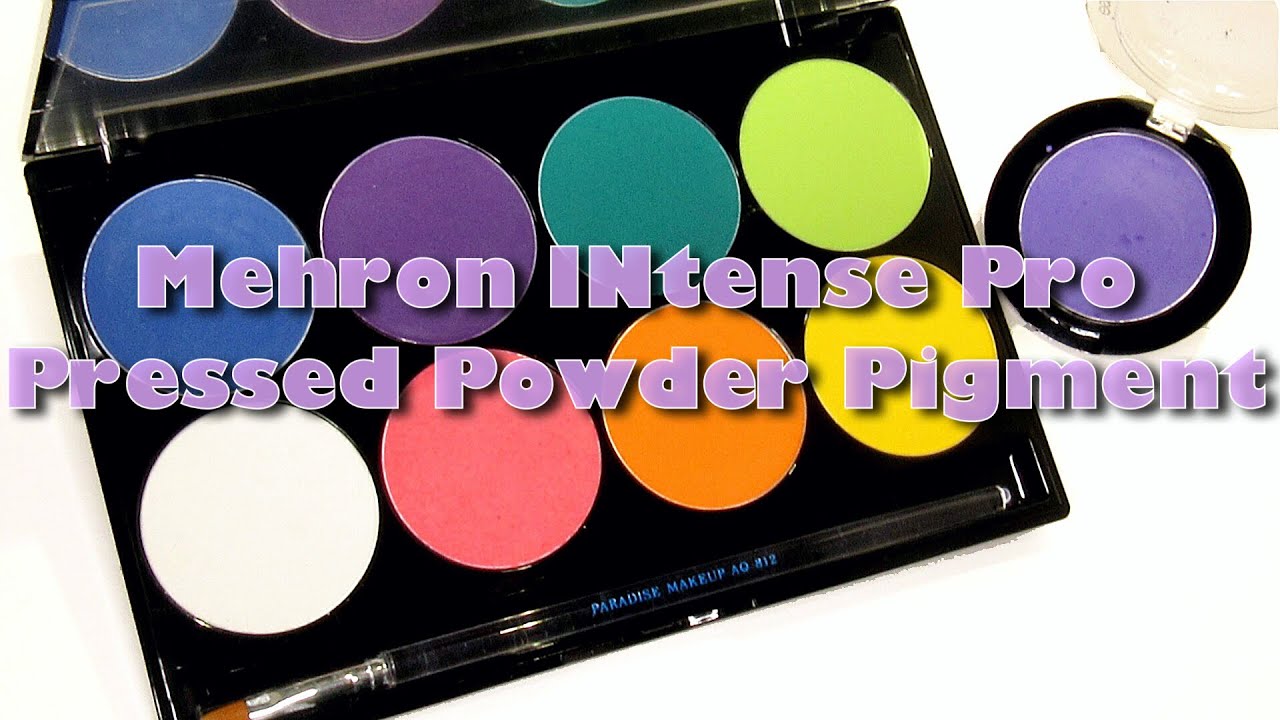 MEHRON INTENSE PIGMENTS || Swatch Video - YouTube
