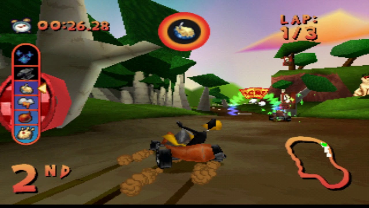 Looney Tunes Racing Gameplay Ps1 - YouTube