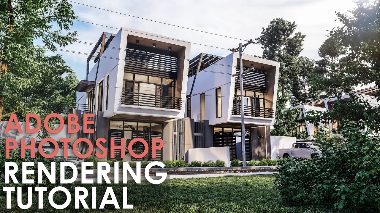 Adobe Photoshop CC Architectural Post-Production Process | HTC Part 02 ...