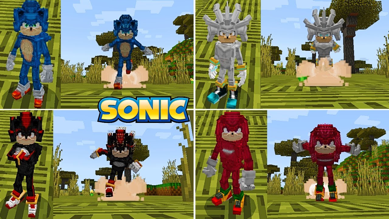 Addon de Sonic para Minecraft PE || SONIC RYPE ADVENTURES MCPE - YouTube
