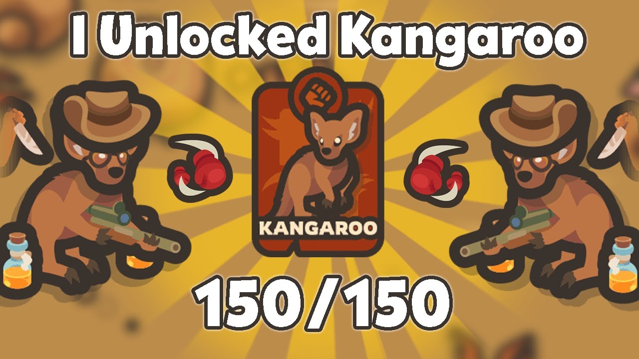 Taming.io I Unlocked 150/150 Kangaroo - Epic Fight - YouTube