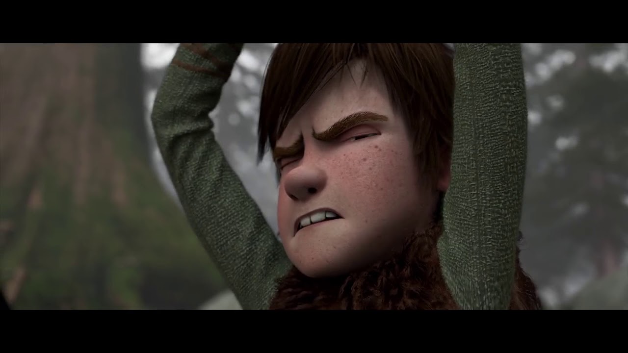 How To Train Your Dragon Downed Dragon scene 4K HD - YouTube