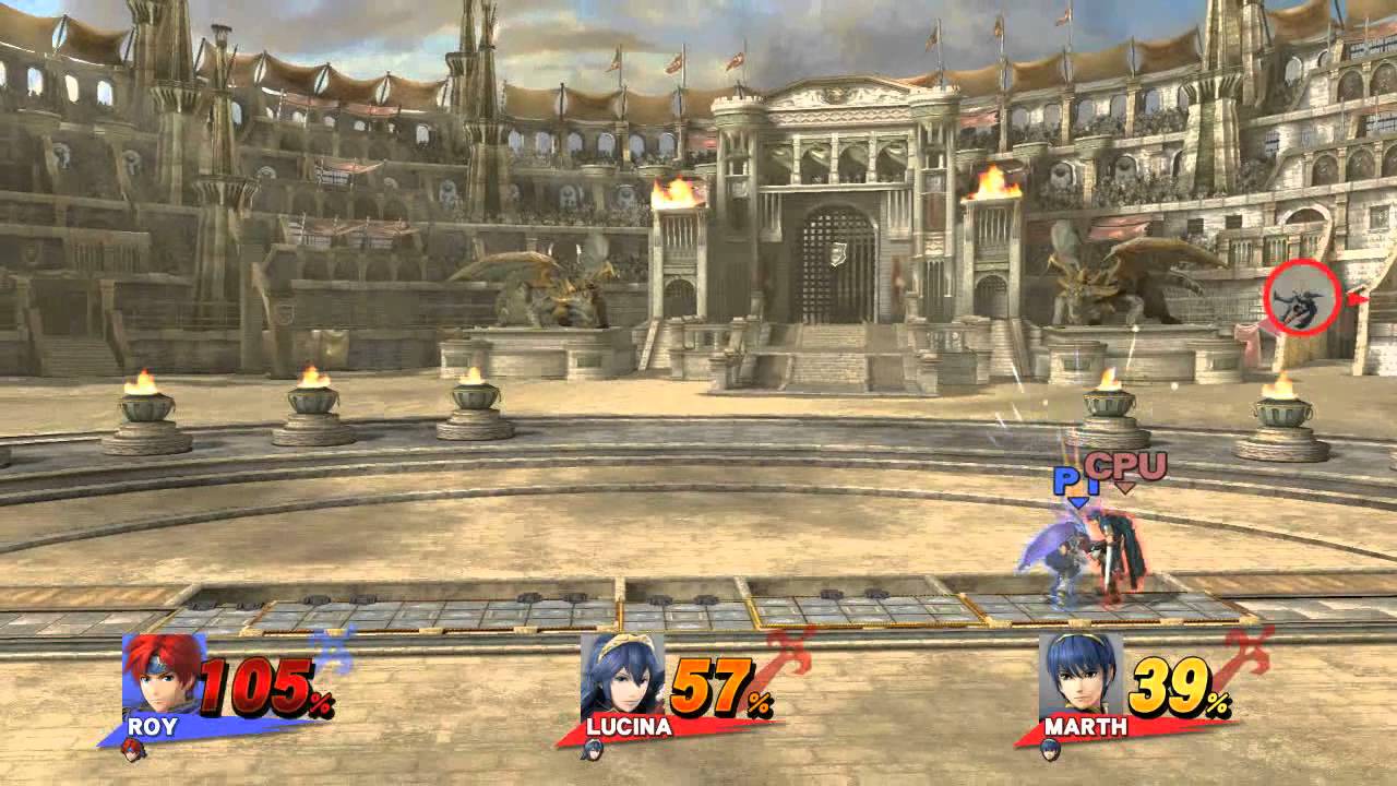 Ssb4 Roy vs. Marth and Lucina - YouTube