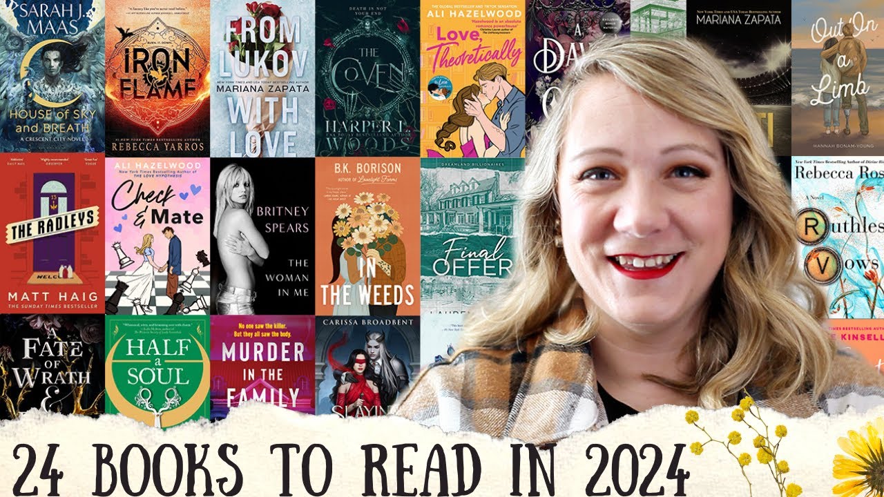 24 BOOKS I WANT TO READ IN 2024! - YouTube