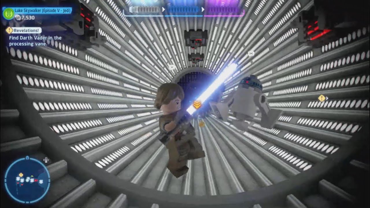 Luke Skywalker and R2D2 Screaming Lego star wars the Skywalker Saga ...