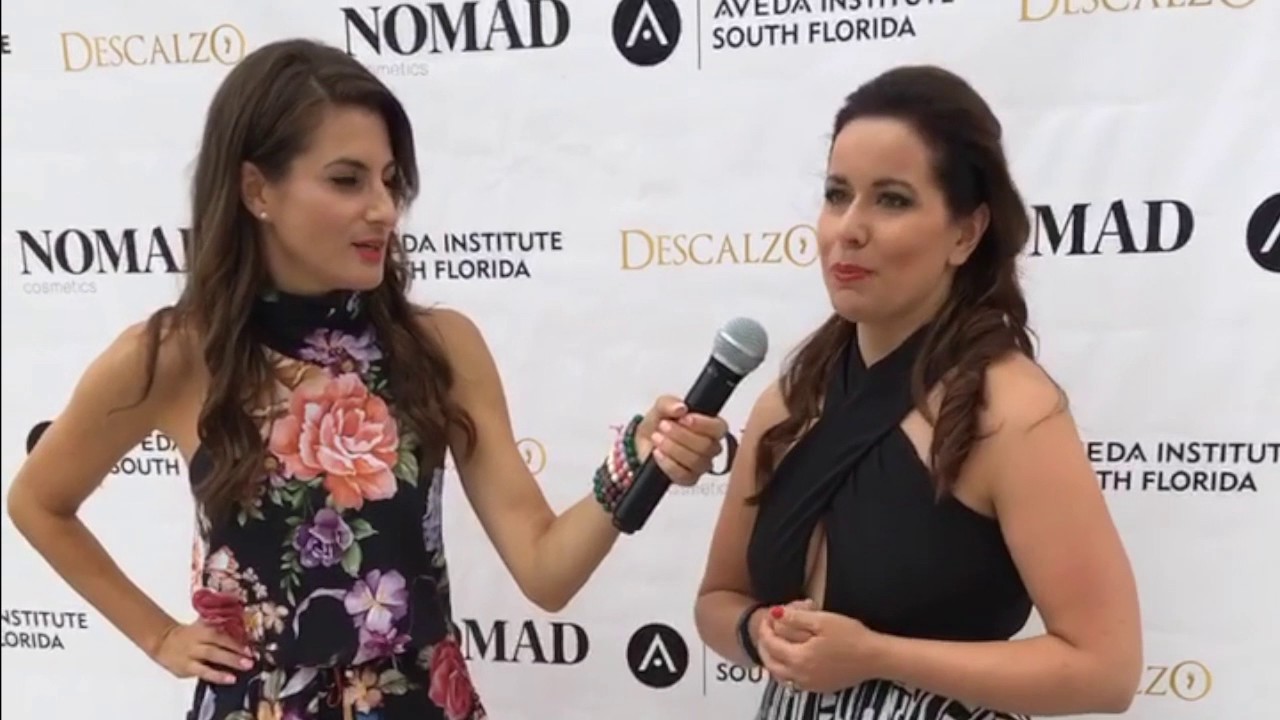 Red Carpet Host for Descalzo Miami Swim Week Shows 2017 - YouTube
