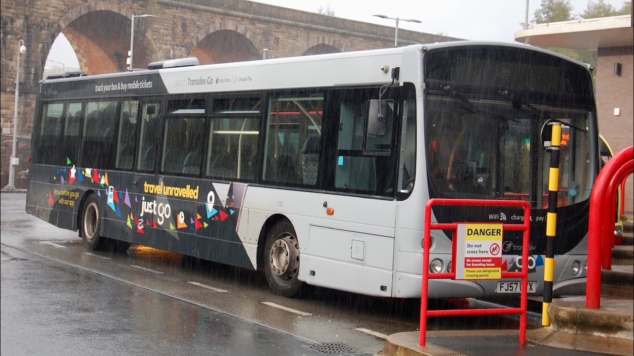 GoPro View: Transdev Rosso 1735 (FJ57CYX) Volvo B7RLE/Wright Eclipse ...