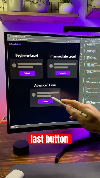 Button hover with CSS #css #csstricks #frontend #frontenddevelopment #cssanimation #csstips # ...