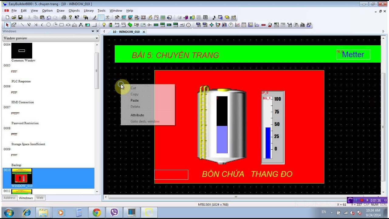 Training EB8000 - Chuyển trang - YouTube