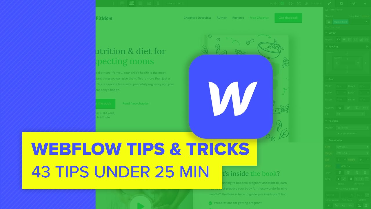 Webflow Tips & Tricks - 43 tips under 25 minutes - YouTube