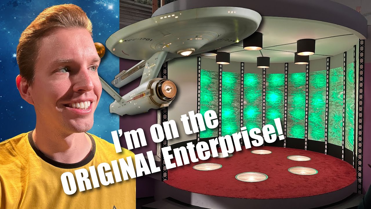 I'm on the Enterprise! Star Trek TOS: Original Enterprise Set at ...
