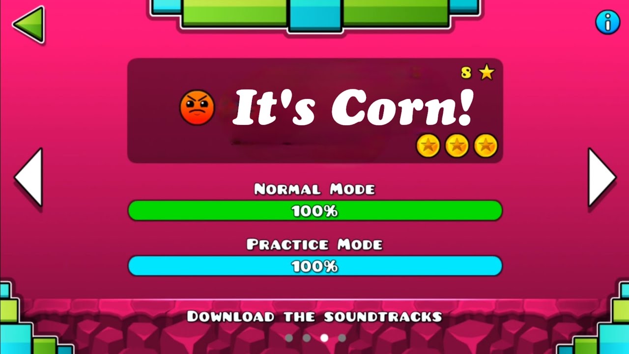 It's Corn! but it's in Geometry Dash - YouTube