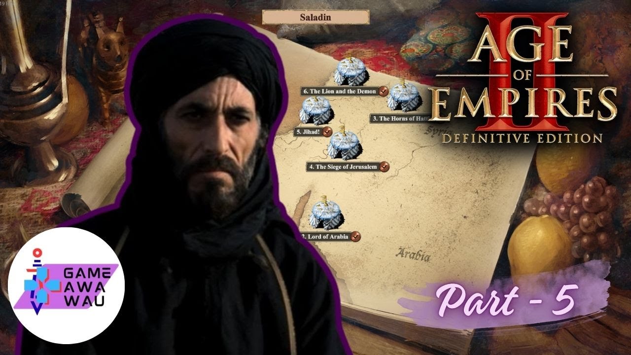 Age of Empires 2 - Definitive Edition - Saladin - Part 5 - Jihad! - YouTube
