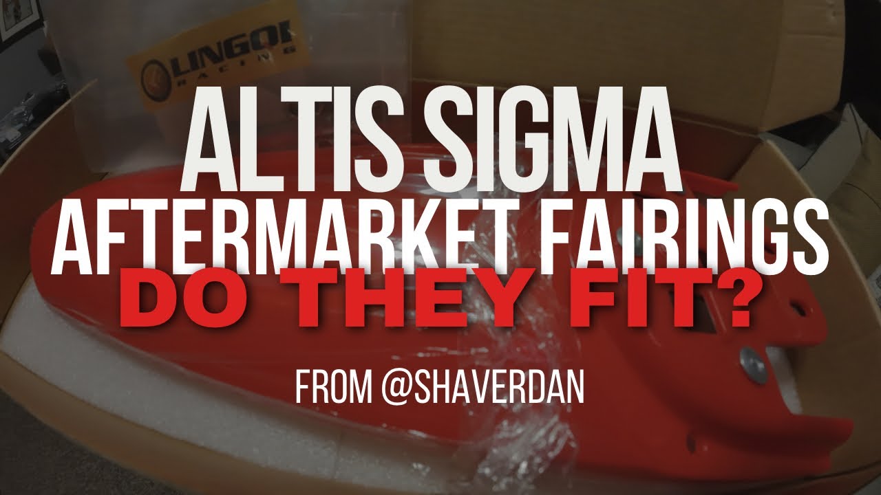 Altis Sigma 98V - Do the Amazon Aftermarket Plastics fit? - YouTube