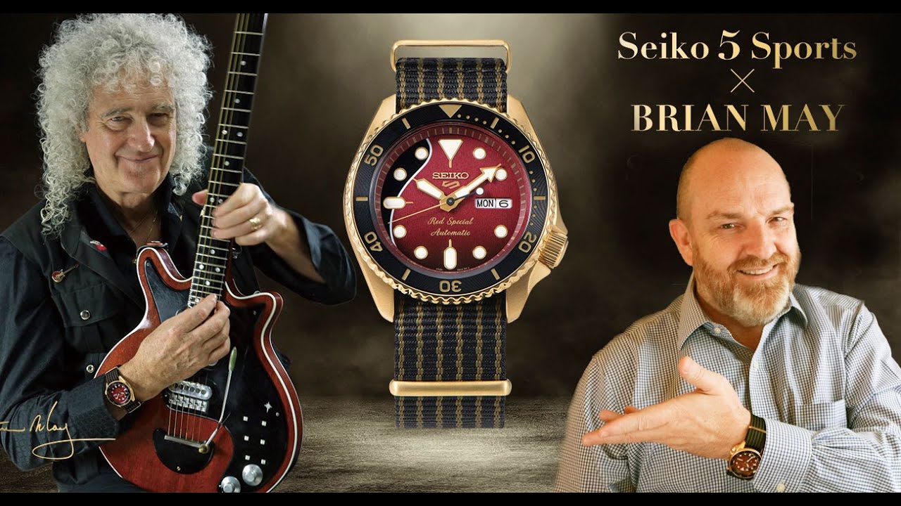 Seiko 5 Sports Brian May Limited Edition 2022 - YouTube