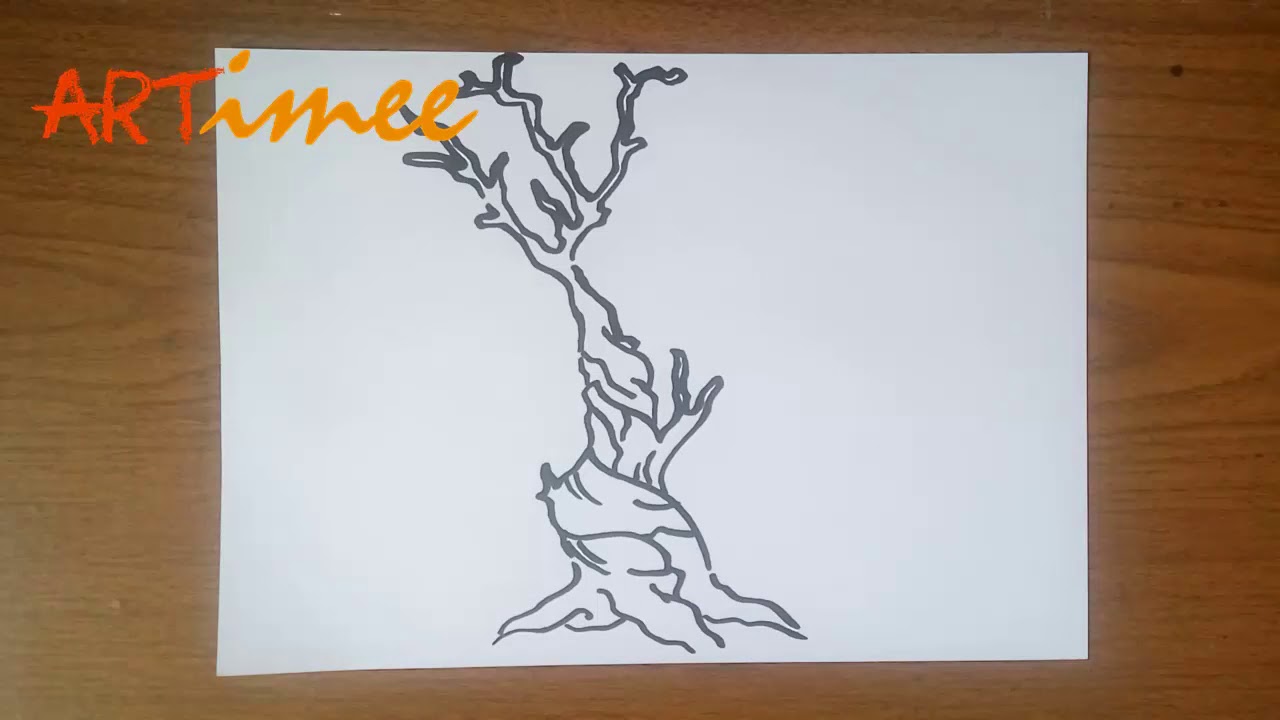 How To Draw A Dead Tree YouTube How To Draw A Dead Tree YouTube