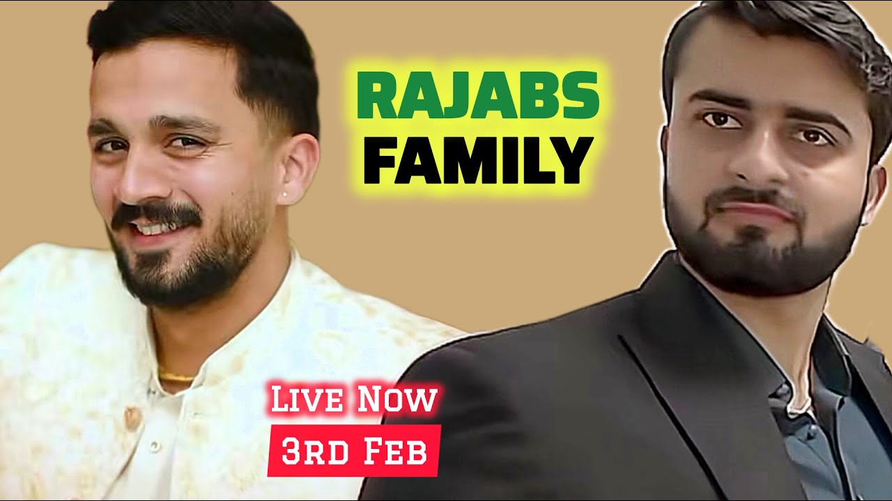 Rajabs Family Live 3rd Feb Rajab and Haider #youtubelive #rajabsfamily ...