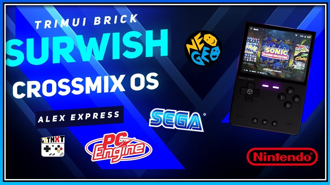 Que vaut la console Trimui Brick avec Surwish Crossmix OS ? - YouTube
