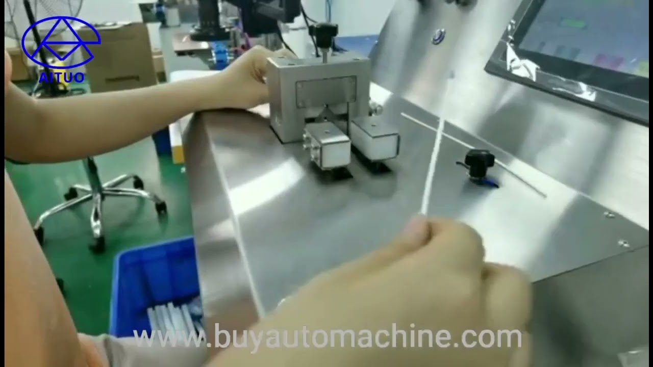 AM20401Hot-melt tip forming machine for plastice catheter - YouTube
