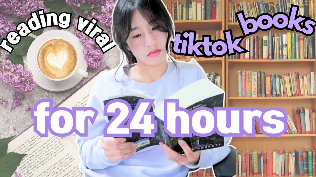 I read viral TikTok books for 24 hrs.. - YouTube