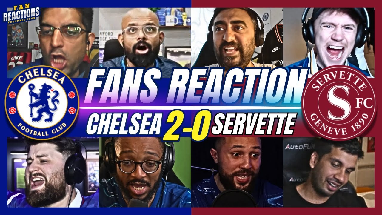 CHELSEA FANS REACTION TO CHELSEA 2-0 SERVETTE | 24/25 UEFA CONFERENCE ...