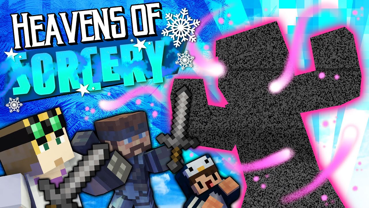 Battle with the Gaia Guardian - MINECRAFT HEAVENS OF SORCERY #50 - YouTube