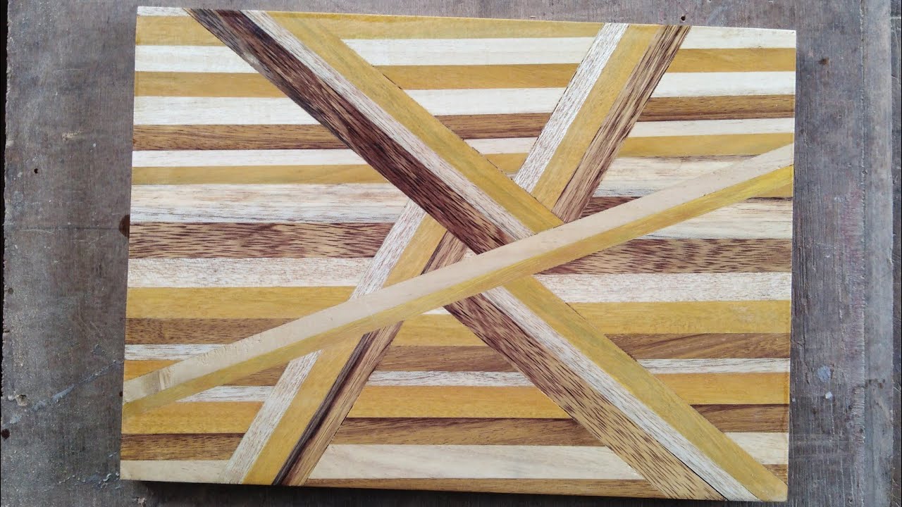 Making a 3D Cutting Board | Abstract Design | K.A.F. 3D WOOD ART - YouTube