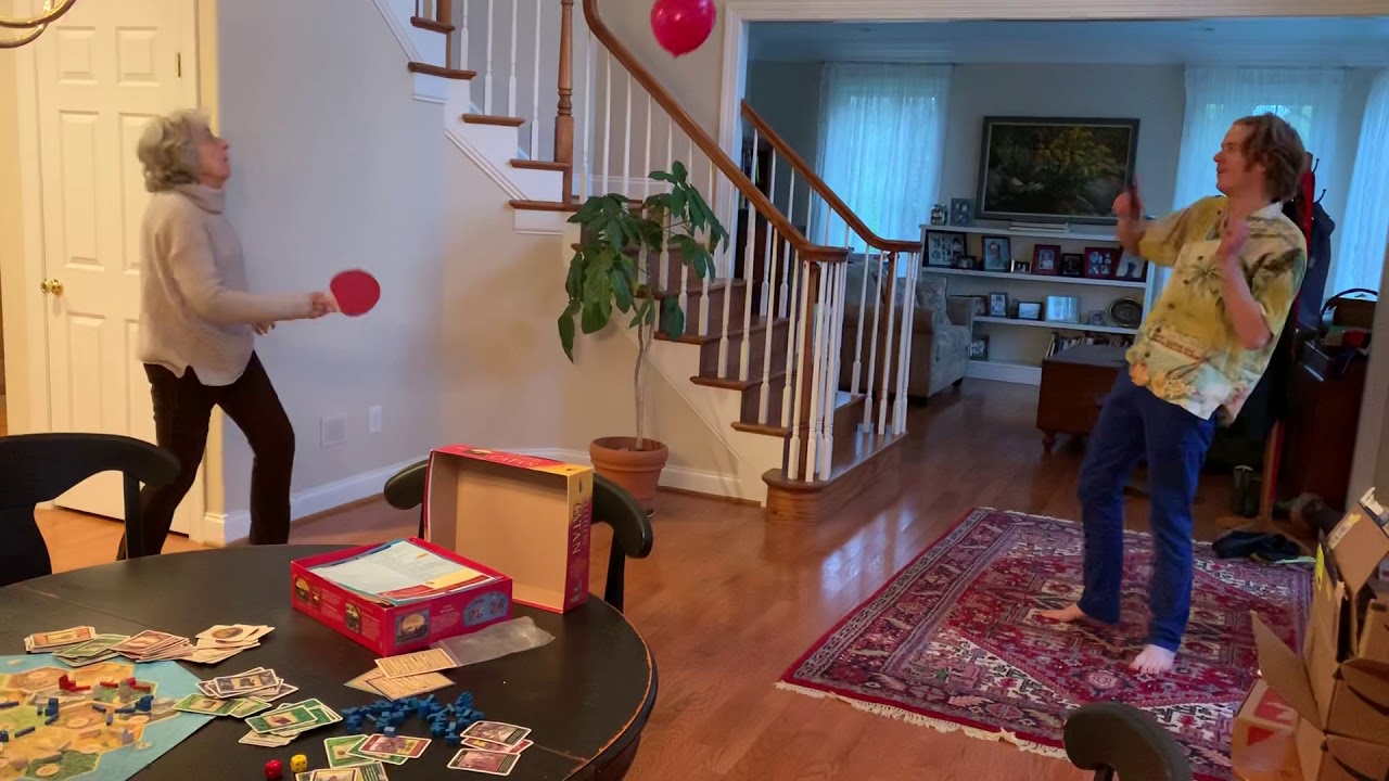 Balloon ping pong - YouTube